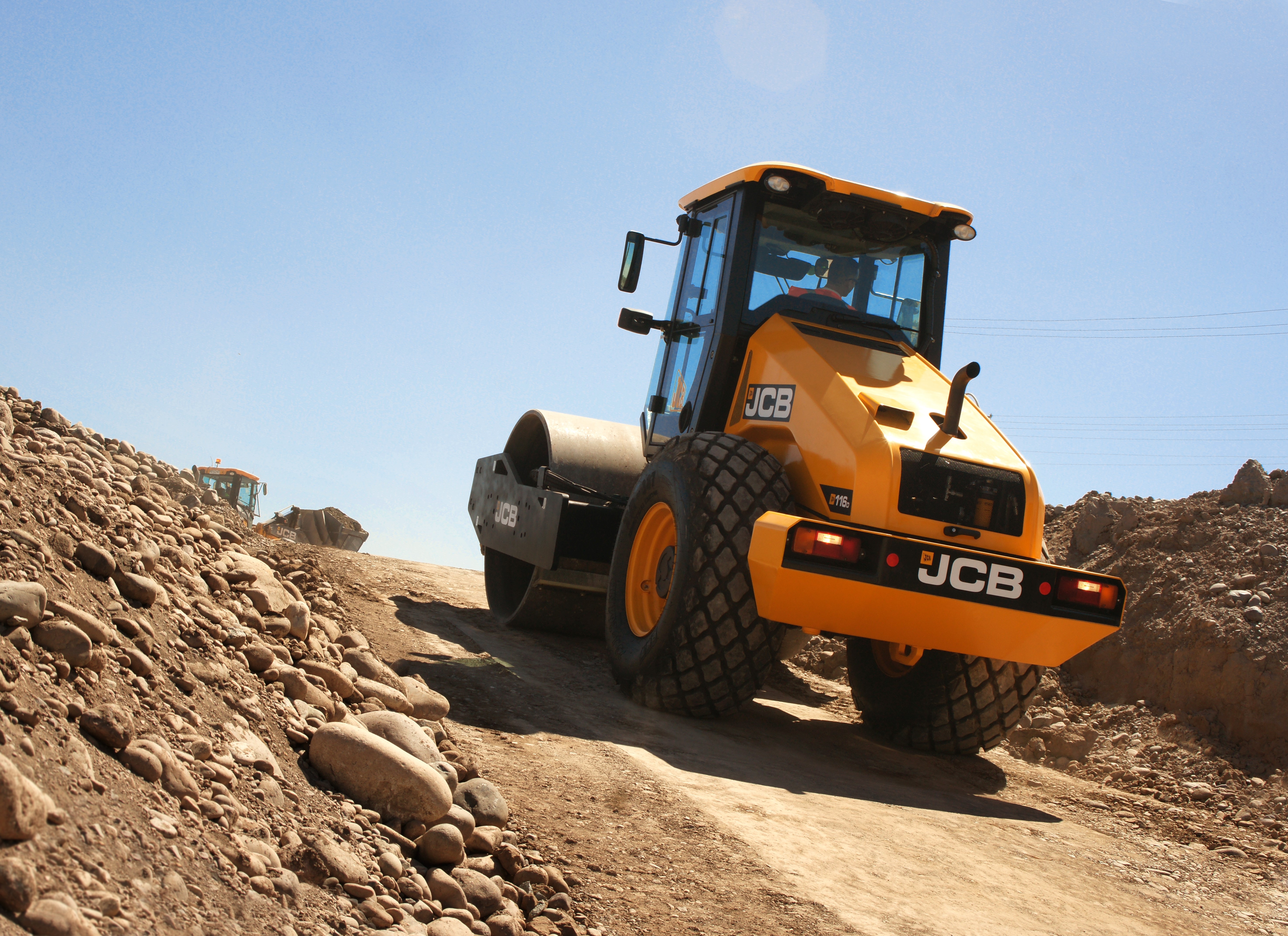 116D Single Drum Soil Compactor | JCB Construction NZ